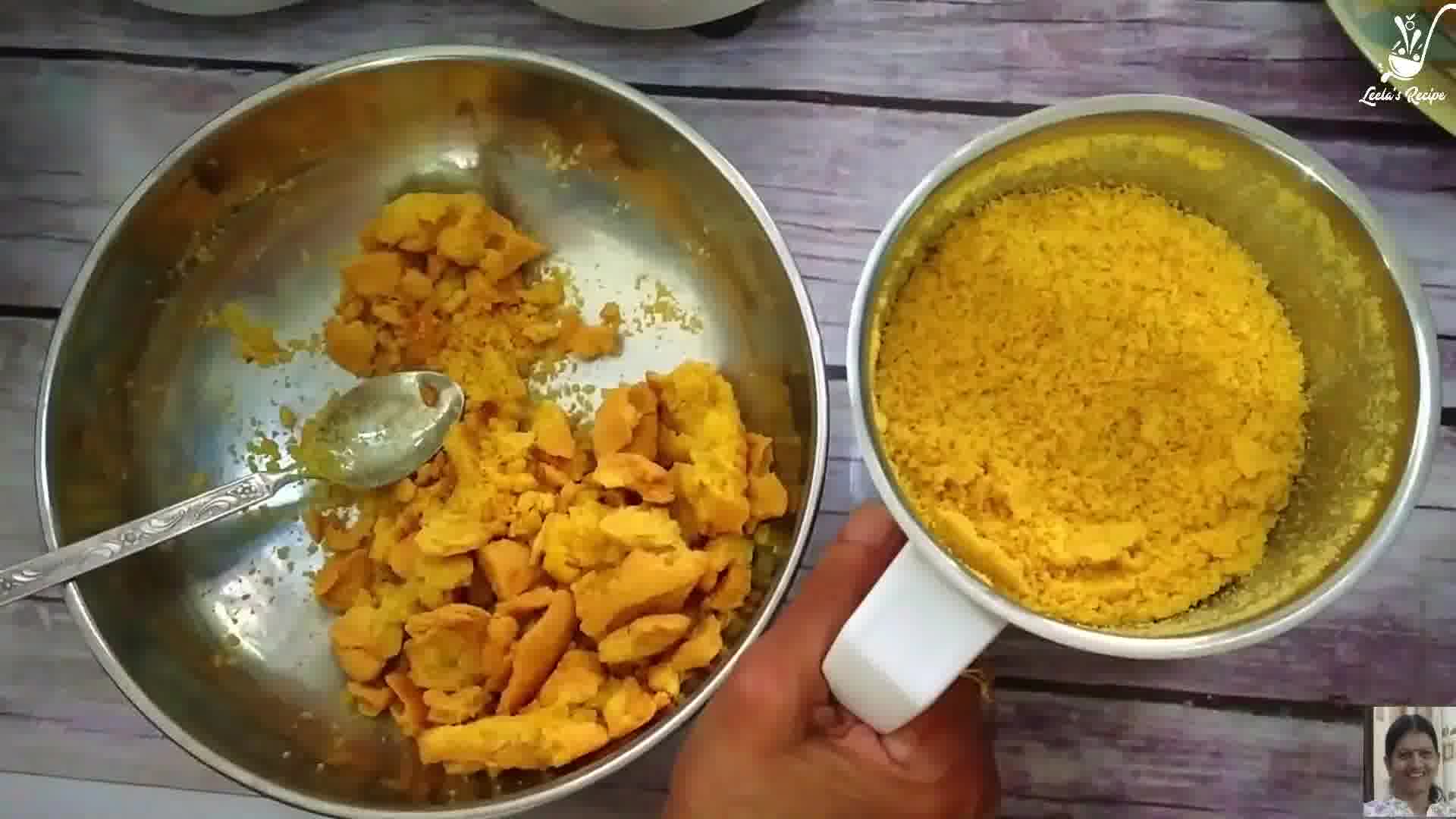 Besan Chakki - Mohanthal | Leela's Recipes