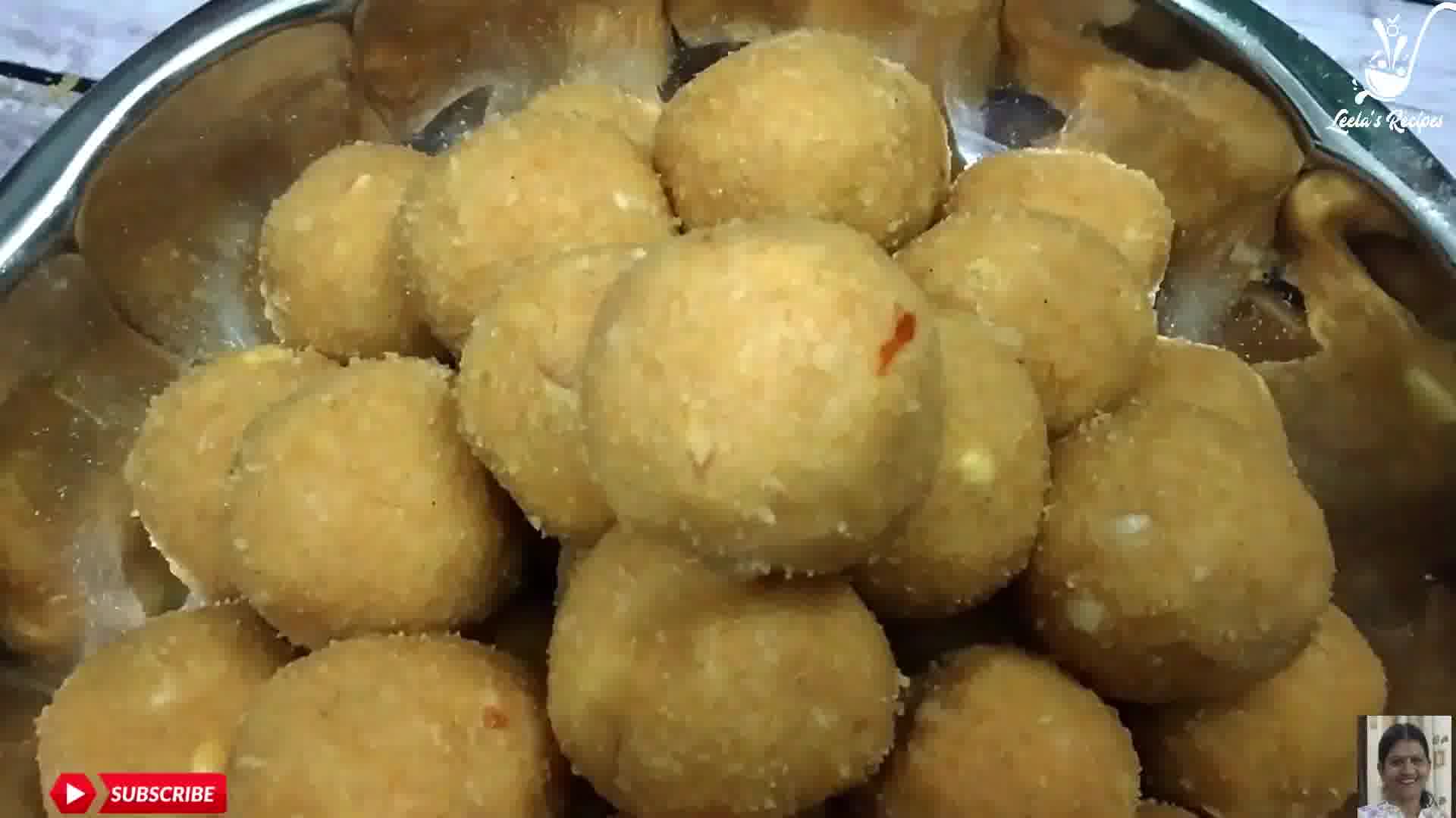 Wheat Flour Laddu | Leela's Recipes